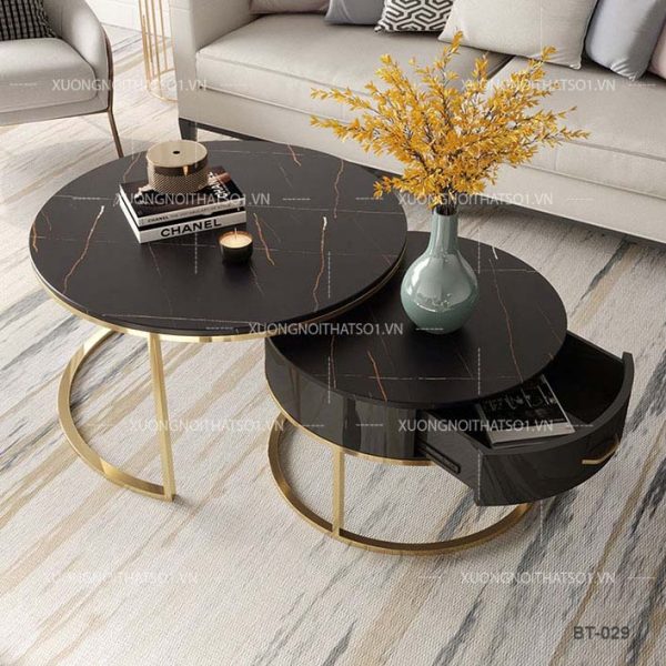 Bàn Trà Mặt Đá Gấp Gọn Thông Minh Giá Rẻ BT_029 - Xưởng nội thất uy tín số 1 Việt Nam