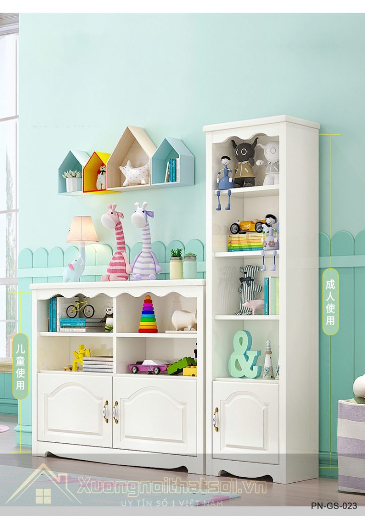 Giá Sách Đẹp Giá Rẻ PN-GS-023 - Xưởng nội thất uy tín số 1 Việt Nam