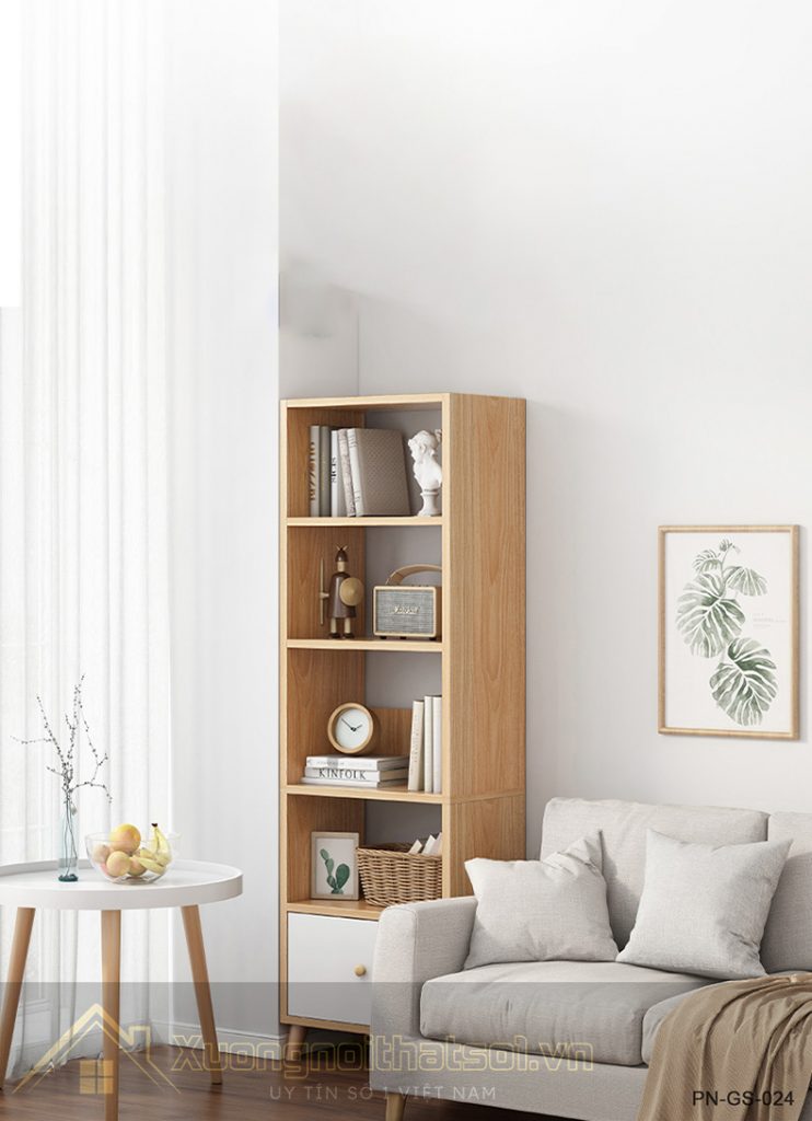 Giá Sách Hiện Đại Cao Cấp PN-GS-024 - Xưởng nội thất uy tín số 1 Việt Nam