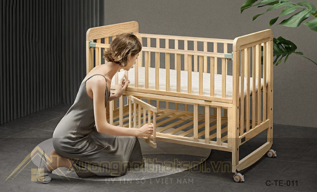 Giường Cũi Đẹp Cho Trẻ Em Giá Rẻ C-TE-11 - Xưởng nội thất uy tín số 1 ...