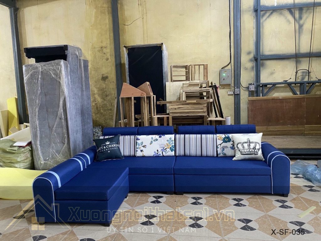 Mẫu Ghế Sofa Đẹp Chữ L Hiện Đại X-SF-035 - Xưởng nội thất uy tín số 1 Việt Nam