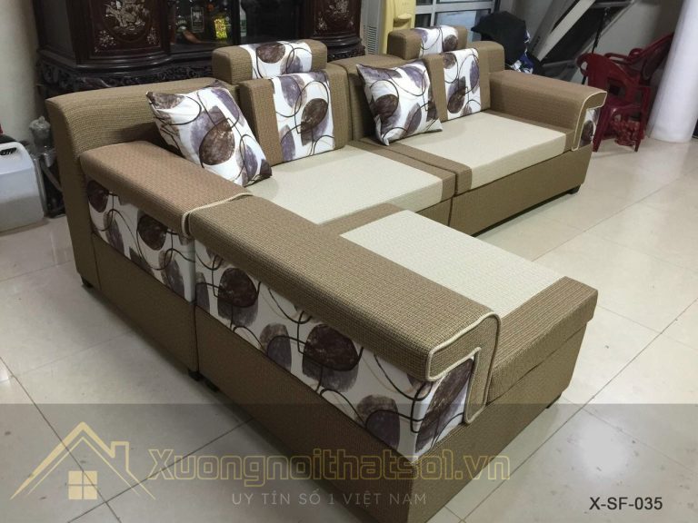 Mẫu Ghế Sofa Đẹp Chữ L Hiện Đại X-SF-035 - Xưởng nội thất uy tín số 1 Việt Nam